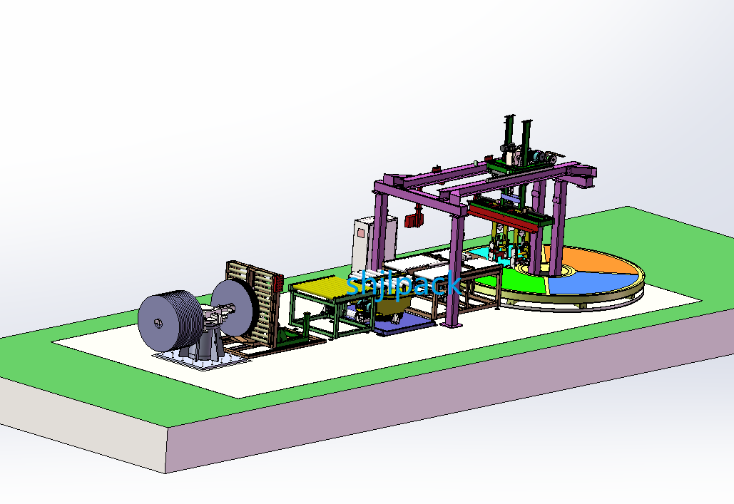 Automatic slitting steel coil packing line - CUSTOMIZED WRAPPING SOLUTIONS