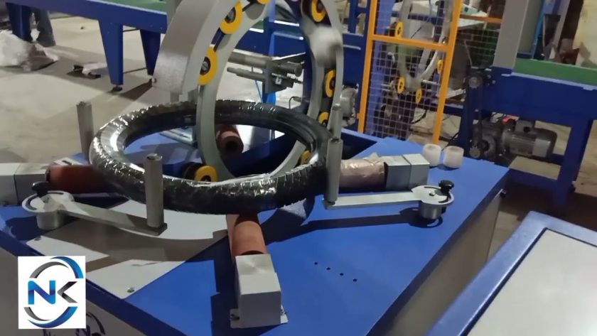 Coil Wrapping Machine for Horizontal GI Wire - CUSTOMIZED WRAPPING ...