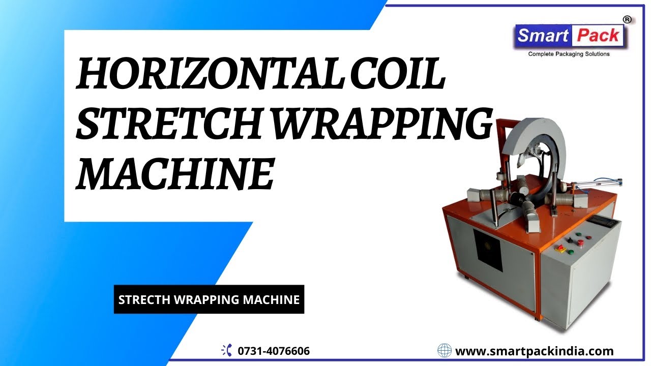 Compact horizontal stretch wrapping machine for coils. - CUSTOMIZED ...