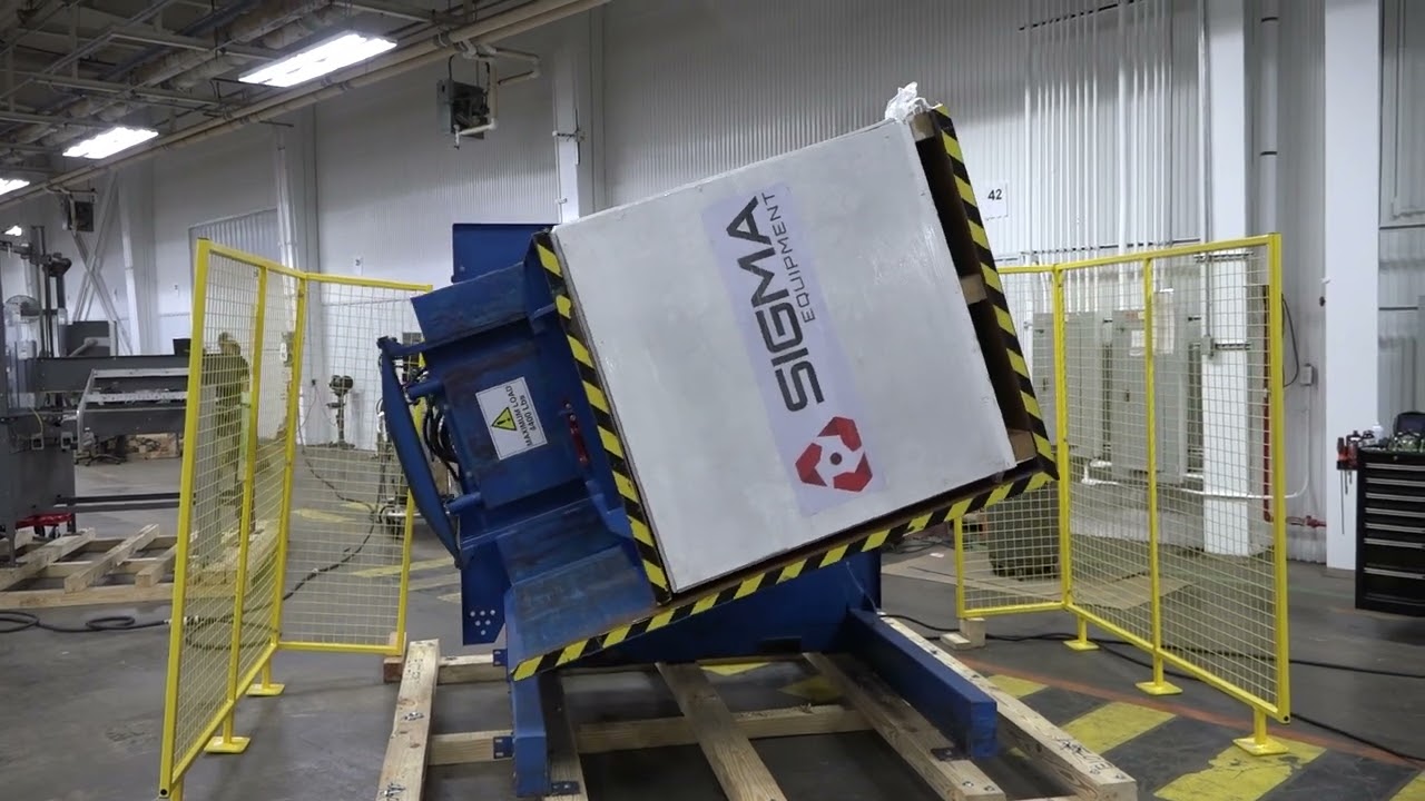 180 Degree Pallet Inverter - CUSTOMIZED WRAPPING SOLUTIONS