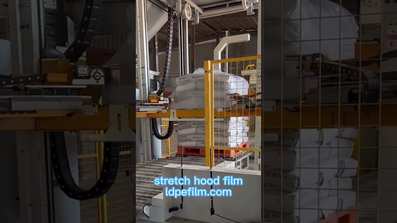 Applications of Stretch Hood Film for Pallet Wrapping with Industrial ...