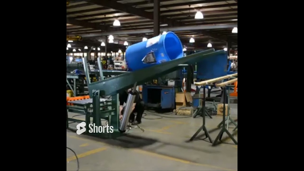 Barrel Upender - Conveyors and Material Handling Equipment - CUSTOMIZED ...