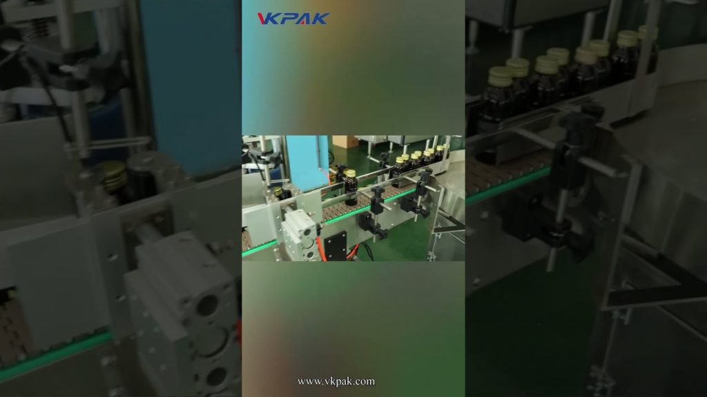 "Innovative Dual-Label Application for Circular Bottles: Next-Gen Automated Labeling Machine ...