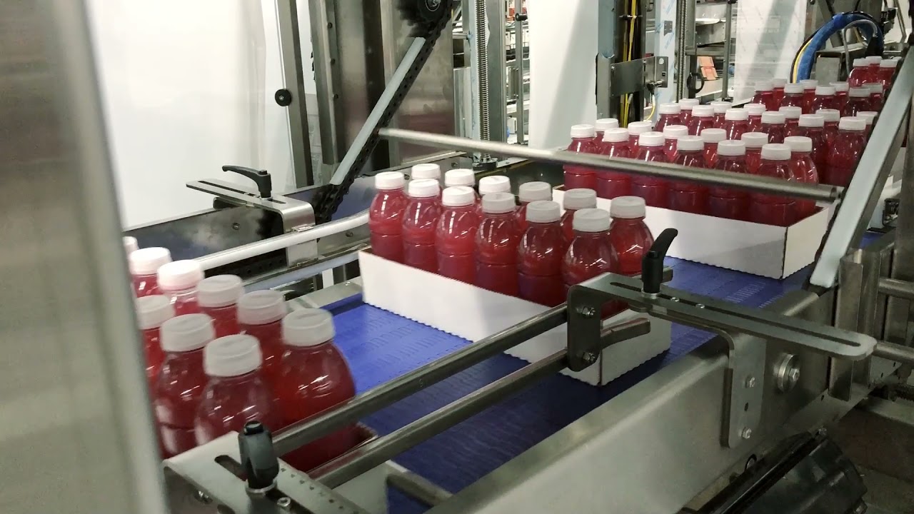 Pallet Beverage Tray Load and Shrink Wrap Machine - CUSTOMIZED WRAPPING ...