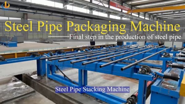 Pipe Packaging and Stacking Machine - CUSTOMIZED WRAPPING SOLUTIONS