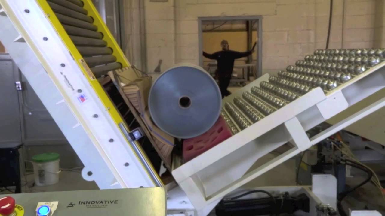 Simple Cradle Pack Upender Machine - CUSTOMIZED WRAPPING SOLUTIONS