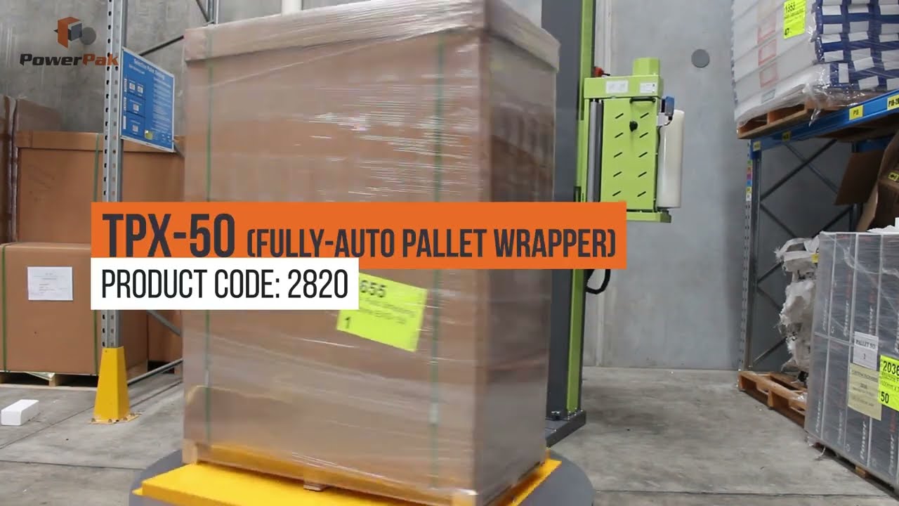 "TPX-50 Fully-Automatic Pallet Wrapper: Enhanced Packaging Efficiency ...