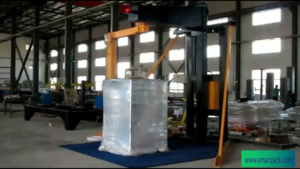 Triangle Rack Rotary Arm Pallet Wrapping Machine - CUSTOMIZED WRAPPING ...